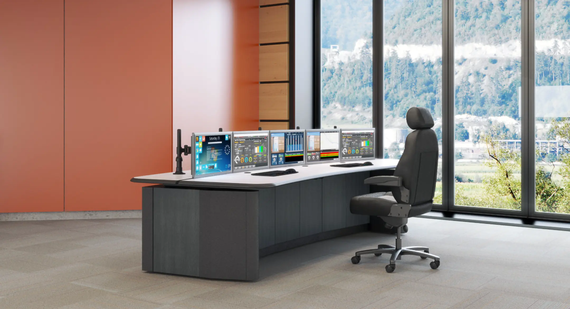 Security and Government | Control Room Consoles